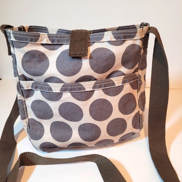 thirty-one | Bags | Thirty One Retro Metro Mod Polka Dot Gray Crossbody ...
